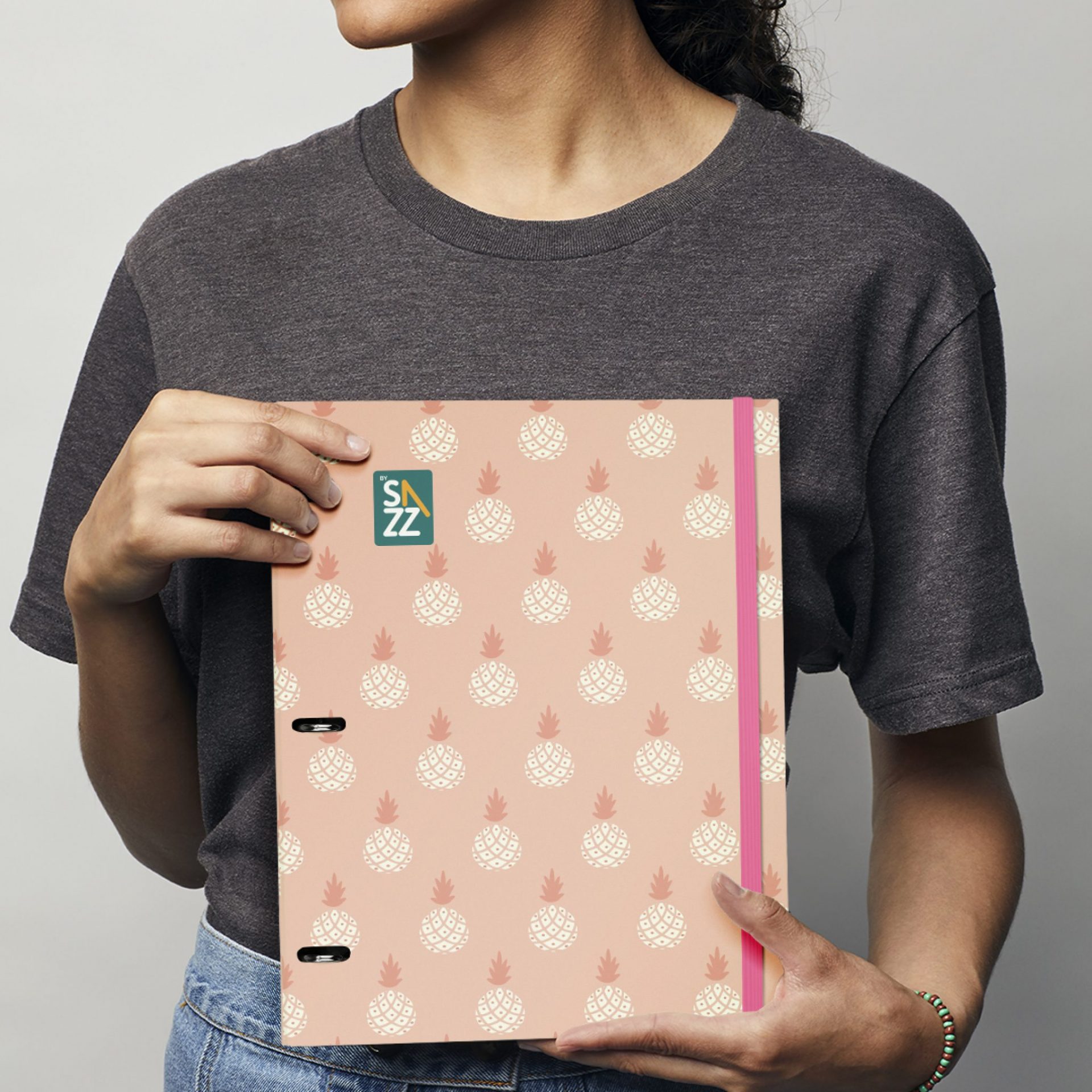 Paquete SAZZ Girly Carpeta, Cuaderno Profesional 5M 180 Hojas y Forma ...